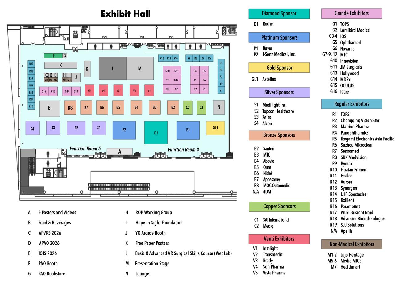 Exhibition Floor Plan - APVRS 2025 Manila
