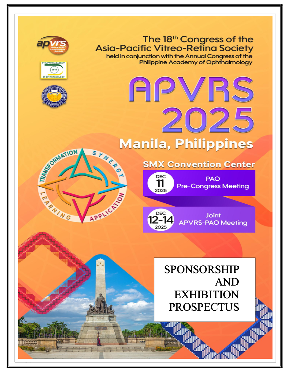 Sponsorship Prospectus - APVRS 2025 Manila